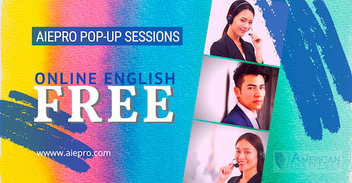 AIEPRO Pop-up Session • American Institute for English Proficiency
