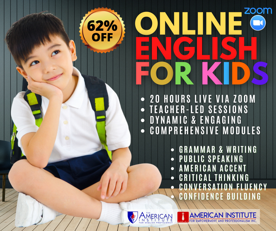 English and Communication Excellence for Kids • American Institute for ...